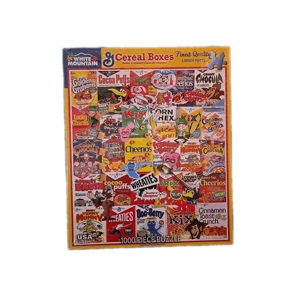 White Mountain | Games | New White Mountain General Mills Cereal Boxes ...